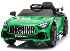 Elektrické autíčko Baby Mix Mercedes-Benz GTR-S AMG green Zelená