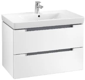 Villeroy & Boch Subway 2.0 - Umyvadlová skříňka, 787x520x449 mm, 2 zásuvky, matná bílá A69600MS