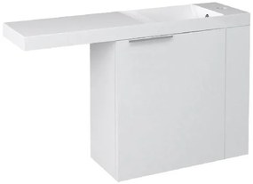 Sapho Latus - Umyvadlová skříňka 500x500x220 mm, pravá, bílá LT610-3030