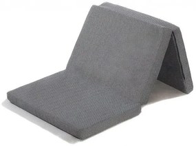 Fiki Miki Skládací matrace na cvičení a do postýlky 120x60x5 cm šedá