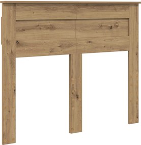 Rám postele Umělecký dub 120 x 200 cm Masivní borové dřevo 3409790