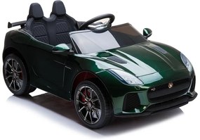 Elektrické autíčko Jaguar F-Type lakované zelené