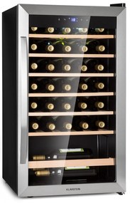 Klarstein Vinamour 32 Uno, vinotéka, 95 l/36 lahví, 1 zóna, 4-18 °C, dotykové ovládání