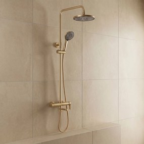 Rea, Sprchový Set Rea Arcos brush gold, REA-P8716