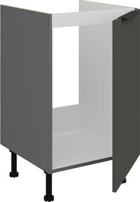 ARIA pi | dolní skříňka 50 ZL 1F dřezová | 50 cm | ANTI FINGERPRINT povrch | antracit/šedá grafit