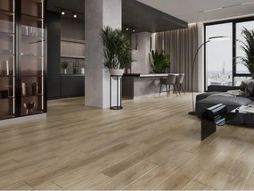 Mexen Palermo vzorek SPC vinylových panelů 6,5 mm, podložka IXPE 1,5 mm, 4 V-drážka, Dub - F1025-S