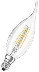 OSRAM LED žárovka-svíčka E14 4W 2 700K náraz větru