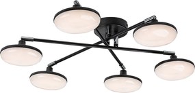 Rabalux Černé stropní LED svítidlo Madi 570mm 24W 71063