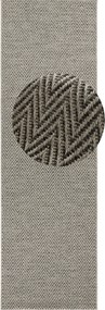 BT Carpet, Běhoun Nature 104269 Grey/Anthracite – na ven i na doma, 80x250, šedá, chodba / předsíň