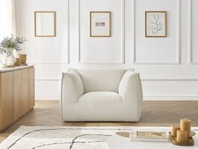 Béžové manšestrové křeslo Giorgia – Bobochic Paris
