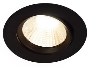 Stmívatelné naklápěcí LED bodovka NORDLUX Fremont IP23 2700 K 1 ks/3 ks - černá, 1 ks