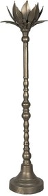 Bronzový antik kovový svícen Onfroi – Ø 17*66 cm