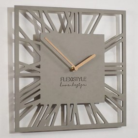 Čtvercové nástěnné čtvercové hodiny 30 cm