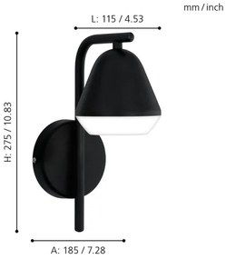 Eglo 99034 - LED Nástěnné svítidlo PALBIETA 1xGU10/3W/230V