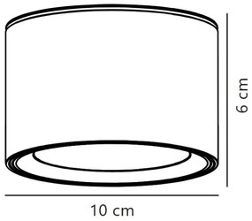 Nordlux - LED Stmívatelné stropní svítidlo FALLON LED/5,5W/230V