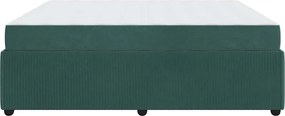 Rám postele Tmavě zelená 180 x 200 cm textil 3398428