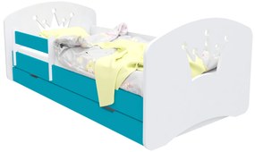 Dětská postel s úložným prostorem DESIGN 140x 70 cm L02 KORUNA