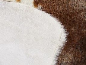 Koberec koženka hnědá 60 x 90 cm NAMBUNG Beliani