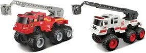 Maisto Builder Zone Quarry monsters - vůz s žebříkem / od 3 let