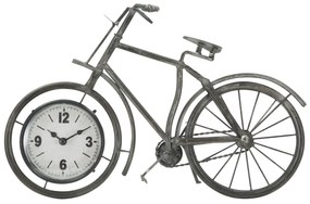 Stříbrné kovové stolní hodiny Mauro Ferretti Risio, 25 cm