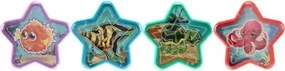 TEDDIES Kuličkový labyrint Hvězda / Hlavolam / 9x9 cm