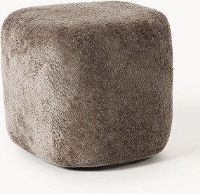 Vysoký taburet z plyšového bouclé Wolke