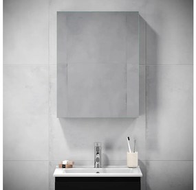 BATH DELUXE Zrcadlová koupelnová skříňka HENRY 65x50 cm černá 02-050-63-02-01