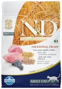 Farmina Pet Foods - N&D N&D LG CAT Adult Lamb & Blueberry 300g