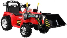 Ramiz dětský elektrický traktor s nakládací lžící 2,4GHz červený