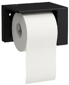 Laufen VAL - Držák toaletního papíru s krytem, matná černá H8722817160001