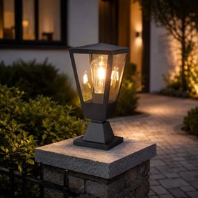 Brilliant - Venkovní lampa WESTDLIFF 1xE27/20W/230V 30,7 cm IP44 antracit
