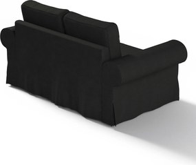 Potah na pohovku IKEA Backabro 2-místná, rozkládací barva černá látka pletený vzor