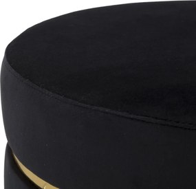 Taburet PARIS 35 cm černý