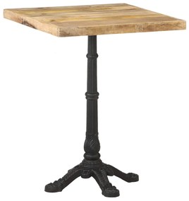 vidaXL Bistro stolek 60 x 60 x 77 cm hrubé mangovníkové dřevo