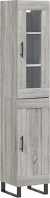 Skříň highboard šedá sonoma 34,5 x 34 x 180 cm kompozitní dřevo 3199519