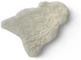 Islandská jehněčí kůže, bílá, přírodní, střižený chlup, velikost II Střižený chlup 5 cm II - 100-110 cm