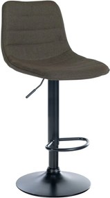 Bhm germany Barová židle Lex, textil, černá podnož / taupe
