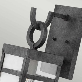 Venkovní lucerna Elstead PORTER M 47 cm zvětralý zinek