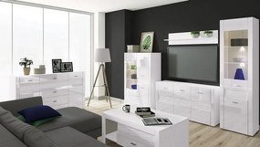 Casarredo - Komfort nábytek Komoda AMARA 4S, bílá lesk