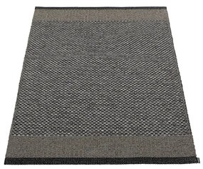 Vinylový koberec Pappelina EDIT Black/Charcoal/Granit Metallic velikost: 70x120cm