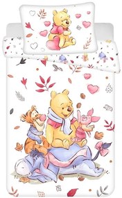 Jerry fabrics Disney povlečení do postýlky WTP white baby 100x135 + 40x60 cm