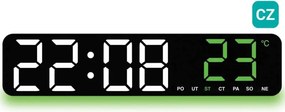 JVD Digitální budík do sítě s teploměrem a češtinou JVD SB111.1
