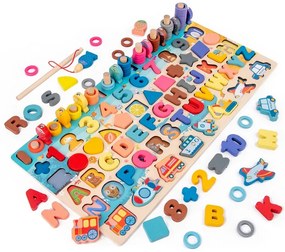 2Kids Toys Multifunkční deska vkládačka 6 v 1