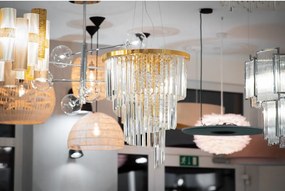 Ideal Lux Závěsné svítidlo CARLTON SP12, ø 50 cm Barva: Chrom