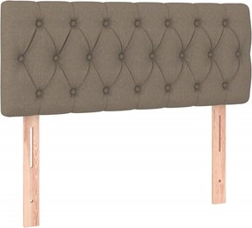 Box spring postel s matrací taupe 120x190 cm textil 3269797