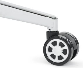 Kancelářská ergonomická židle PORTE II — síťovina, šedá