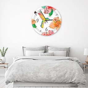 Gario Hodiny na zeď Kolibřík Rozměry: 40 x 40 cm