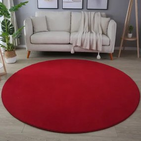 Kusový koberec kruh Sky 5400 red Kruh 120 cm průměr