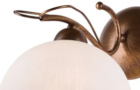 Nástěnná lampa COBRA 1xE27/60W/230V bronz/patina