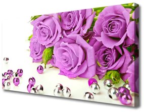 Obraz na plátně Růže Květiny 125x50 cm